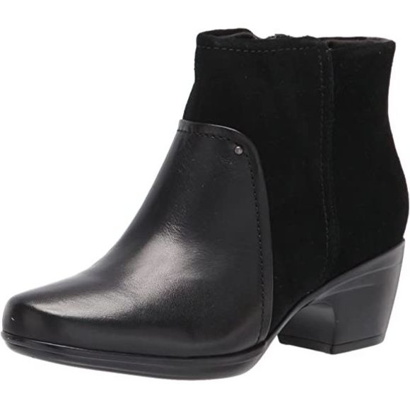 Clarks | Shoes | Clarks Womens Emily Low Boot Fashion Black ...